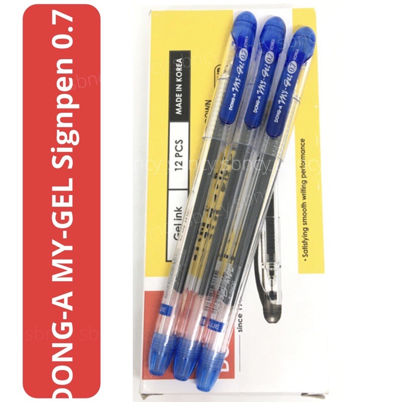 Dong-A My Gel 0.7 / 0.6 Signpen (Sold per 6 pcs) | Shopee Philippines