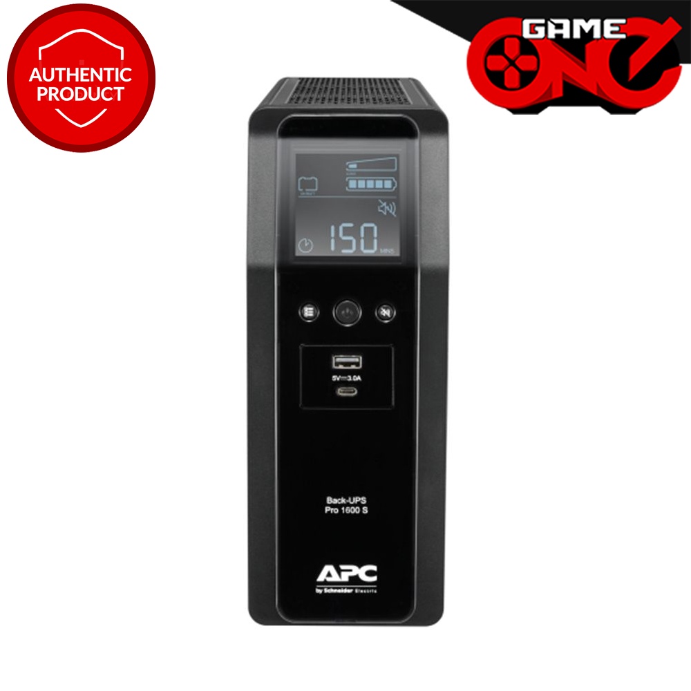 APC Back UPS PRO BR1600SI 1600VA Sinewave, 8 Outlets, AVR LCD Interface ...