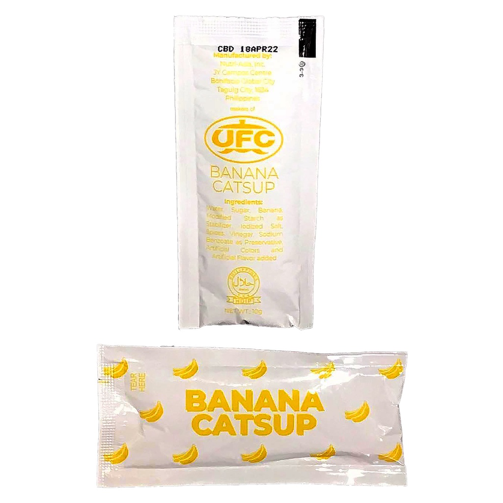 UFC Banana Ketchup Grams Sachet 200pcs per box | Shopee Philippines