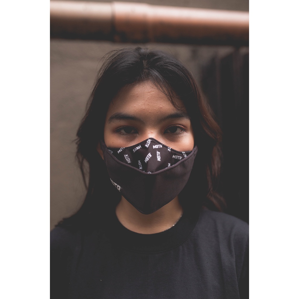 MSTR CO. - MASK FULL PRINT SMALL TOP (Black) | Shopee Philippines
