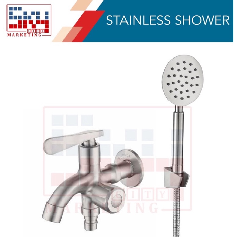 Sky City | Handheld Shower Set with Two Way Faucet | Shopee Philippines