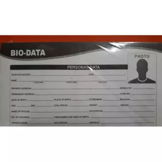 Shop biodata form for Sale on Shopee Philippines