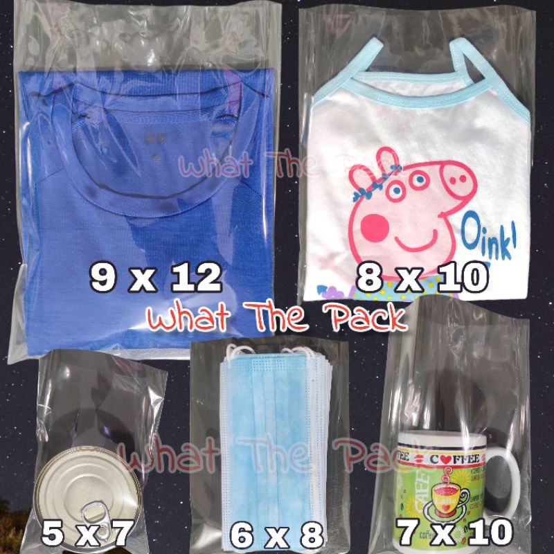 100pcs OPP Without Adhesive Clear Transparent Plastic Bag for Souvenirs ...