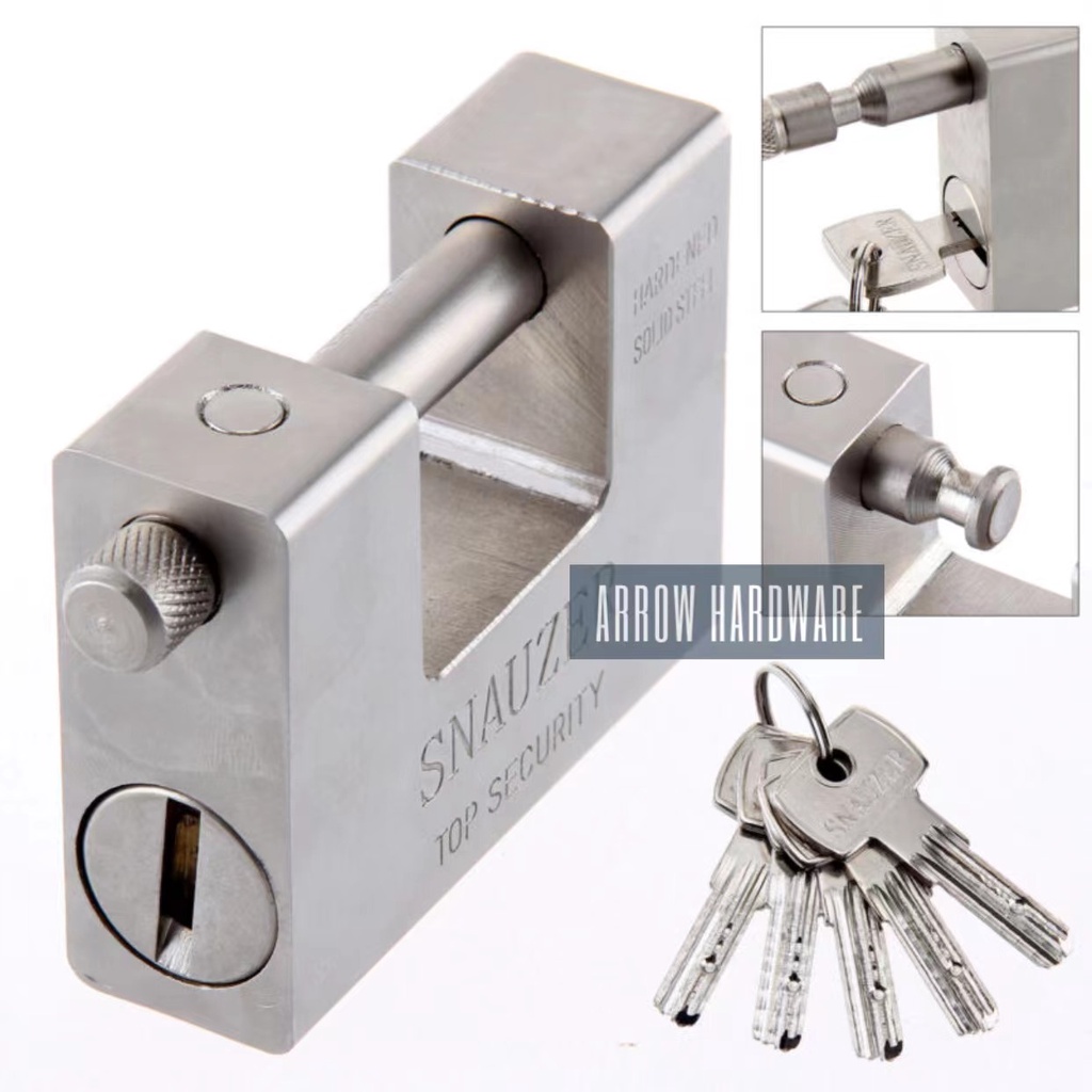 Dragon Super Large 90mm Gold Steel Burglar Padlock Security Safety Lock ...