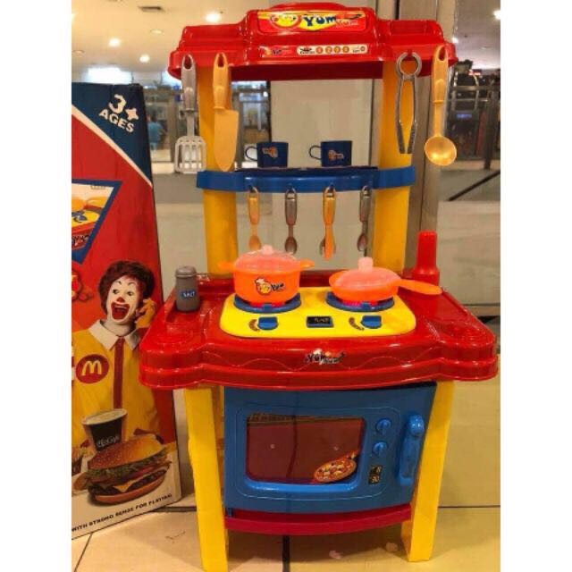Mc donalds kitchen set big w/ light and sound | Shopee Philippines