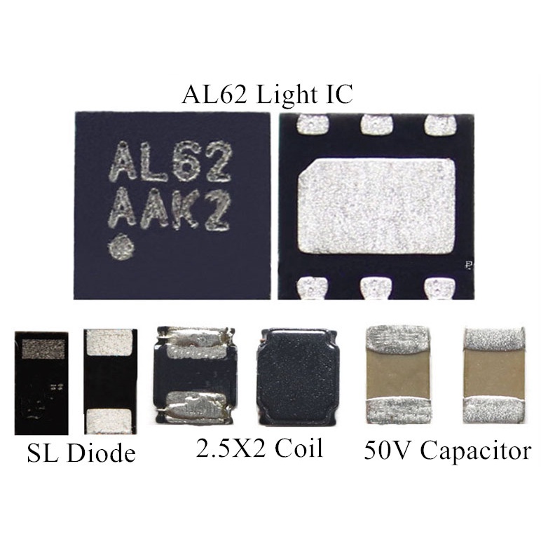 4pcs/set For Android Phone Light Set Kit AL62 BackLight IC Set+2.5x2 ...