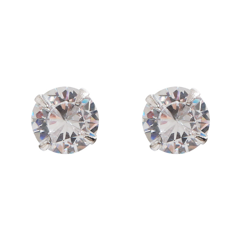 925 Silver Diamond Earings for Women Piercing Fashion Hikaw Earrings ...