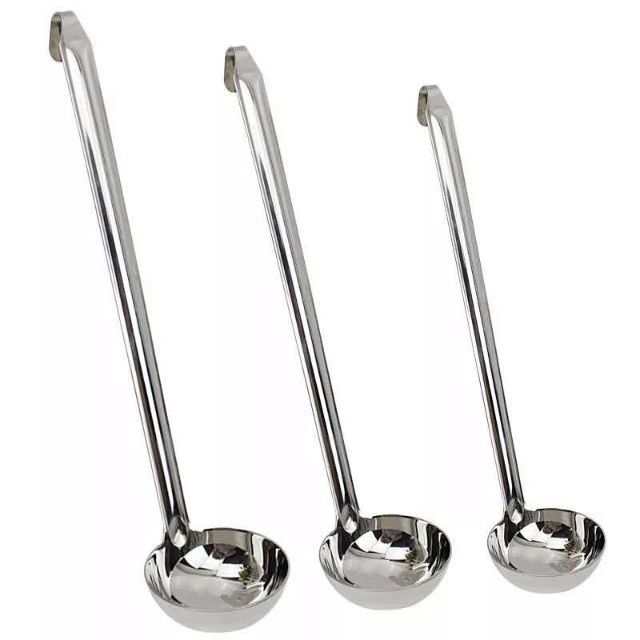 New COD Stainless steel Deep Soup Laddle Kitchen Ladle Hotpot Ladle ...