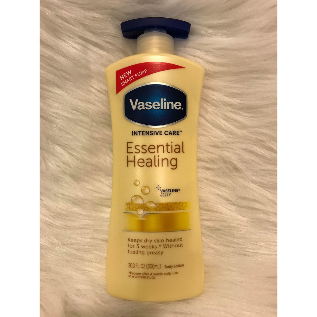 Vaseline Intensive Care Body Lotion Essential Healing 600ml | Shopee ...