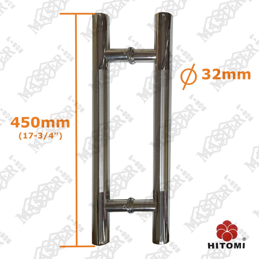SS304 H-Type Handle 32mm x 450mm (1-1/4" x 18") | Shopee Philippines
