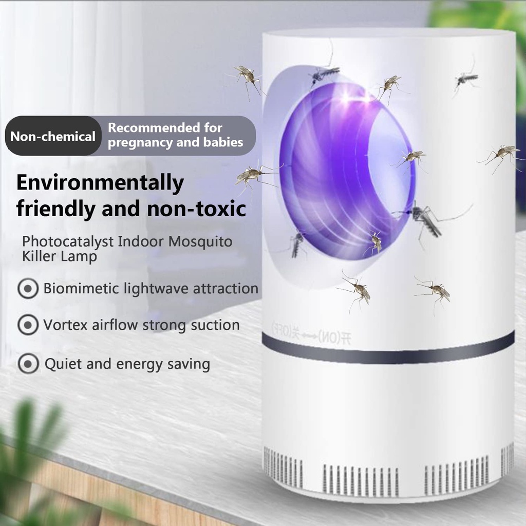 Light Catalytic Inhalation Mosquito Killer UV Light Bulb for Mosquito ...