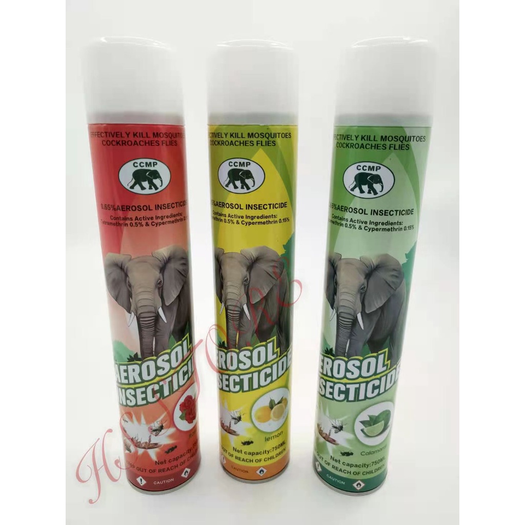 No.5 ELEPHANT AEROSOL INSECTICIDE SPRAY INSECT 750ML | Shopee Philippines