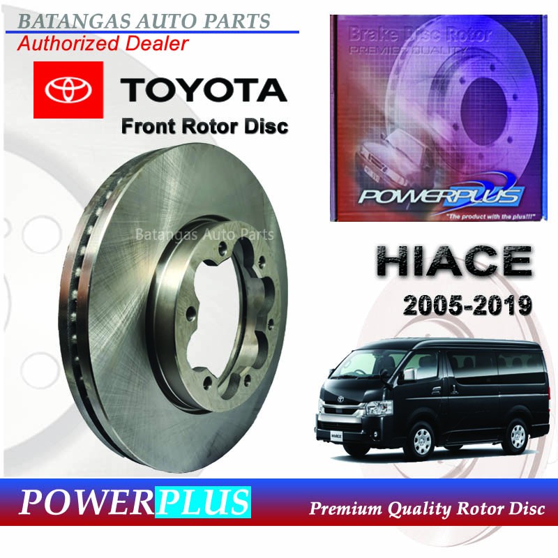 Rotor Disc Front Toyota HIACE 2005-2020 PRD-47360 | Shopee Philippines