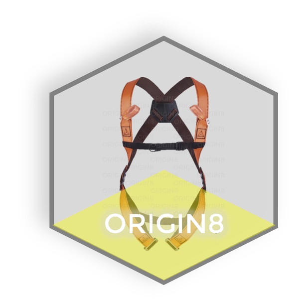 FALL ARRESTER HARNESS 2 ANCHORAGE POINTS FRONT AND BACK LATERAL PLATE ...