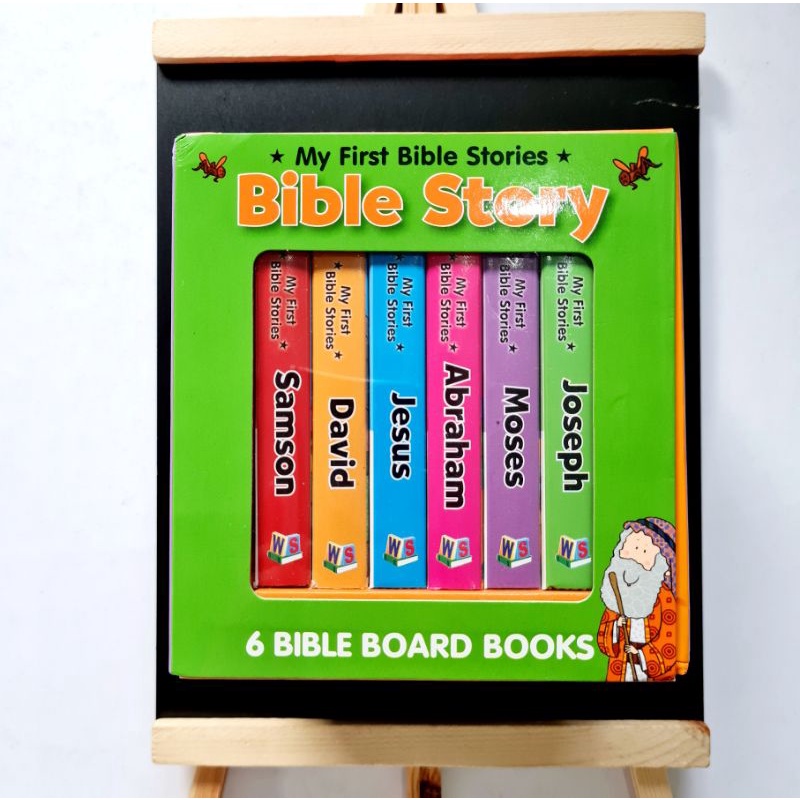 My First Mini Bible Stories 6 Bible Board Books in Box for Toddlers ...