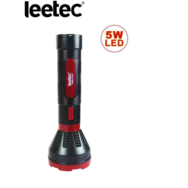 LEETEC LT-222-5 Rechargeable Flashlight 5W Hi-power LED Torch | Shopee ...