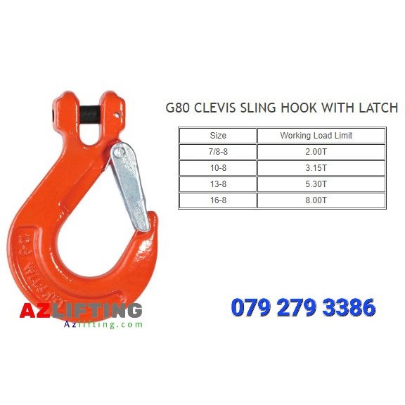 Chain Crane Hook Chain sling hook, chain hook for lifting loads 1 Ton 2 ...