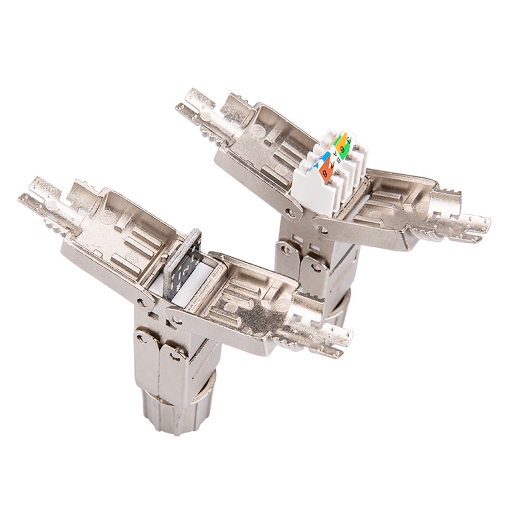 RJ45 Networking Connector Cat6A Cat7 RJ45 Network Full Shielding Tool ...