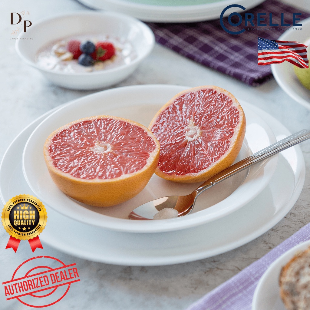 USA Corelle Rim Soup Bowl 21cm / Corelle Loose / Pinggan Corelle ...