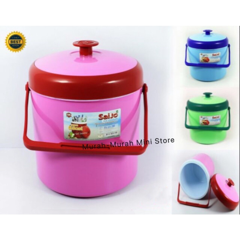 SAIJO Ais/Rice Thermos Bucket 5 Liter/7L/10L Bekas Tong Nasi/Ais/Bocong ...