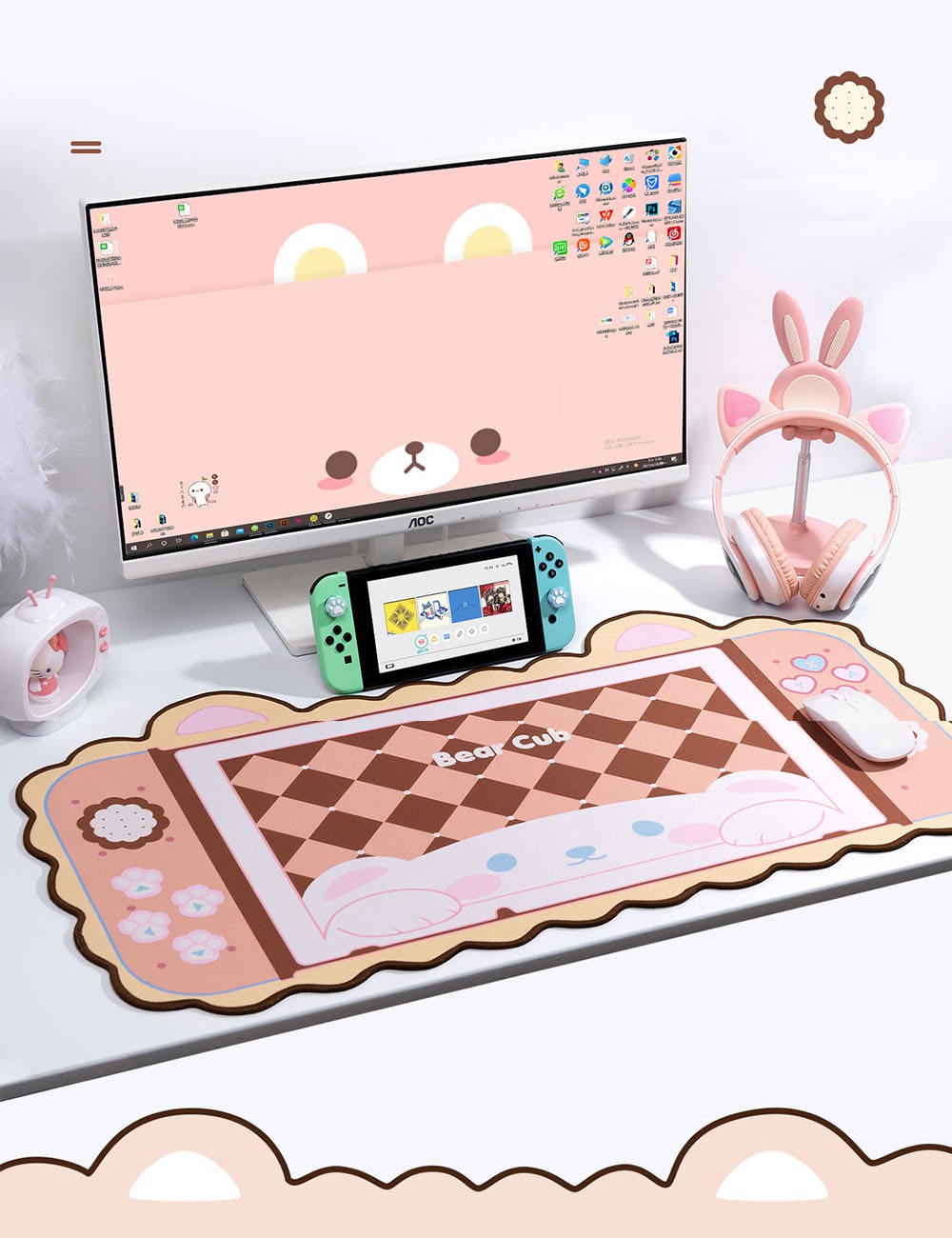 Geekshare Keyboard Pad Mouse Pads Nintendo Switch Gaming Pad Computer ...