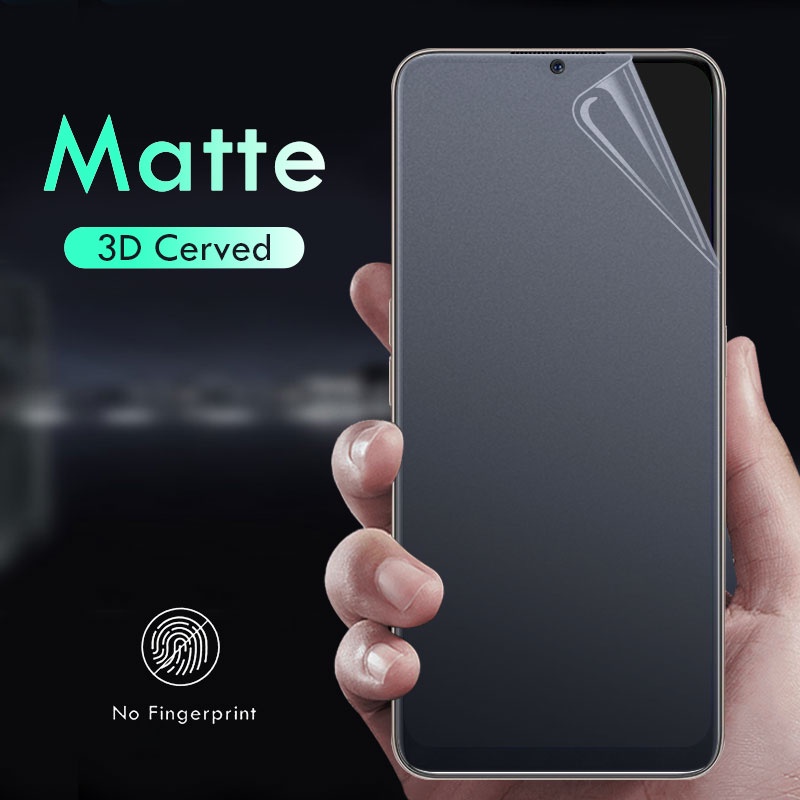 Matte Hydrogel Film Full Cover Silicone Screen Protector OPPO F9 F11 ...