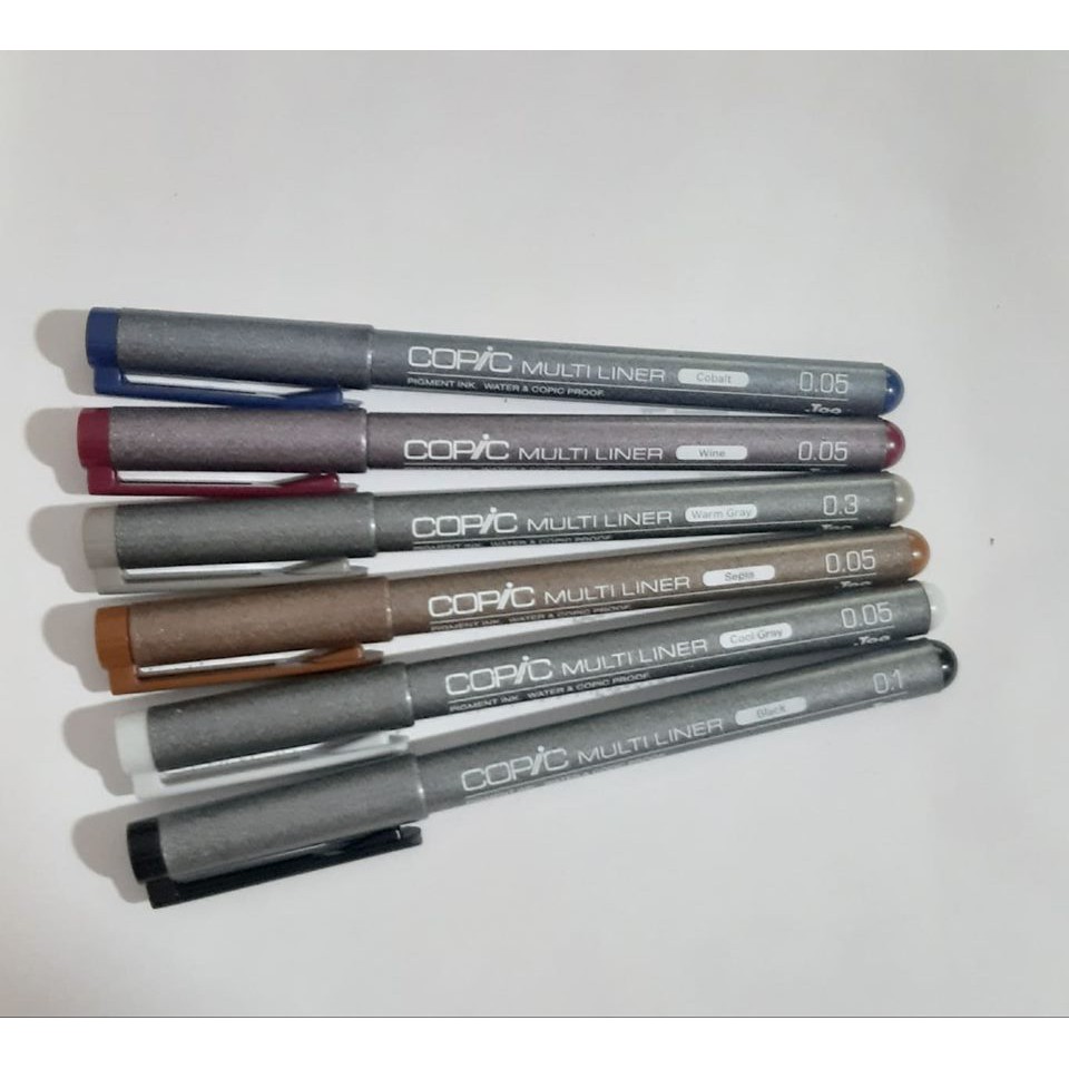 Japanese COPIC Multiliner Line Drawing Pen | Shopee Philippines