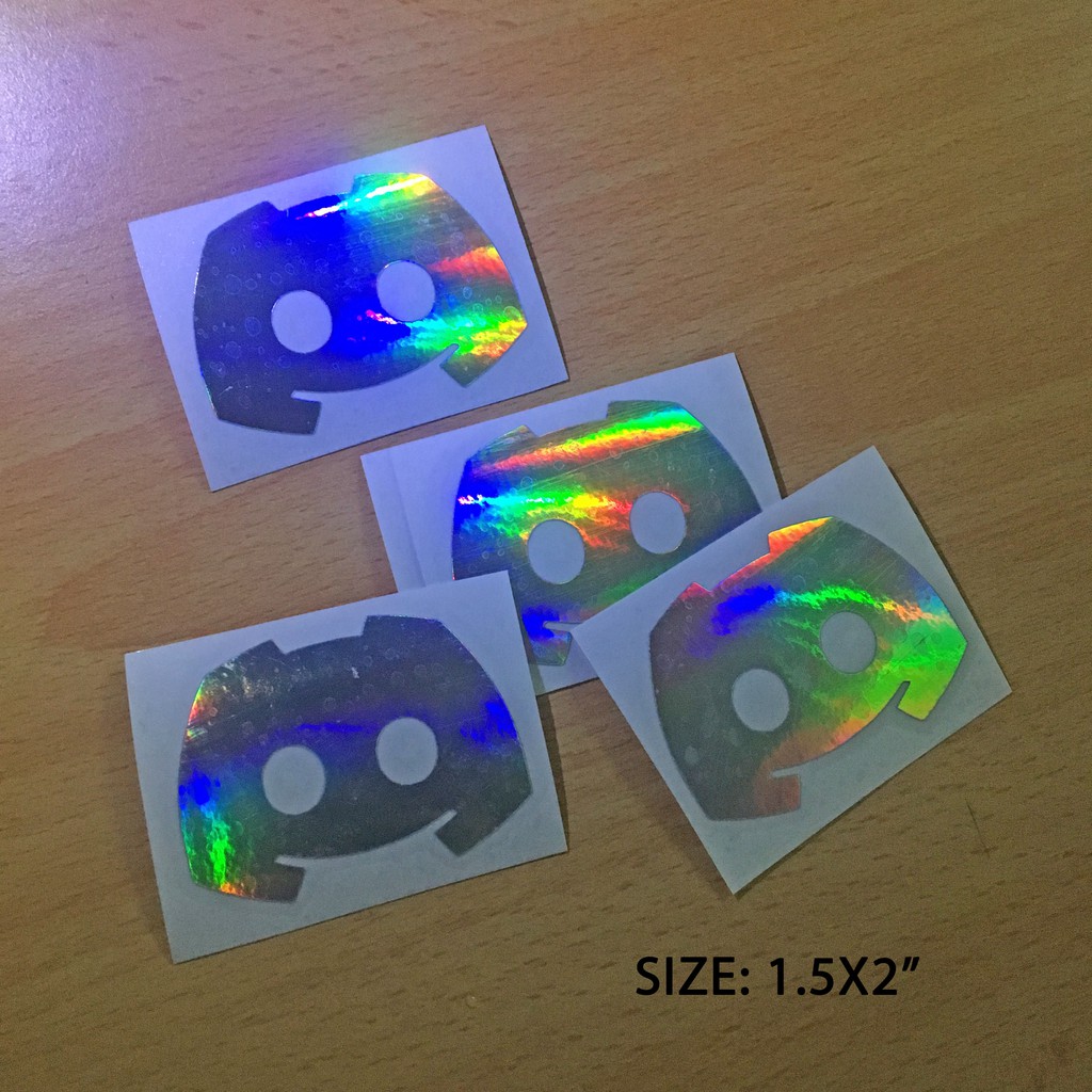 Discord Logo Holographic Vinyl Decal Sticker | Shopee Philippines