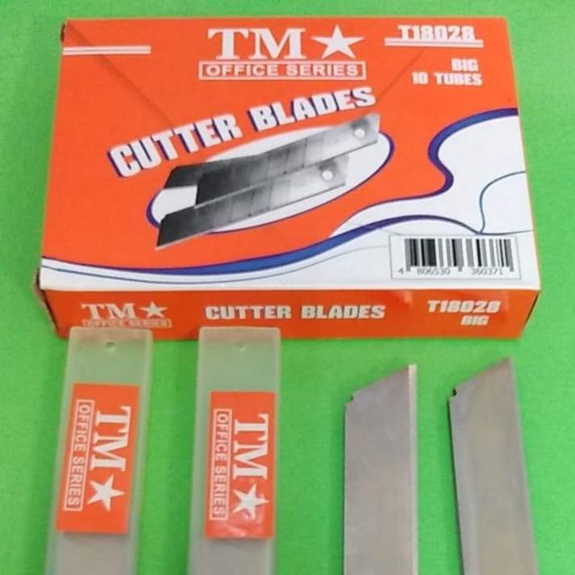 TM cutter blades big refill 10 tube per box | Shopee Philippines