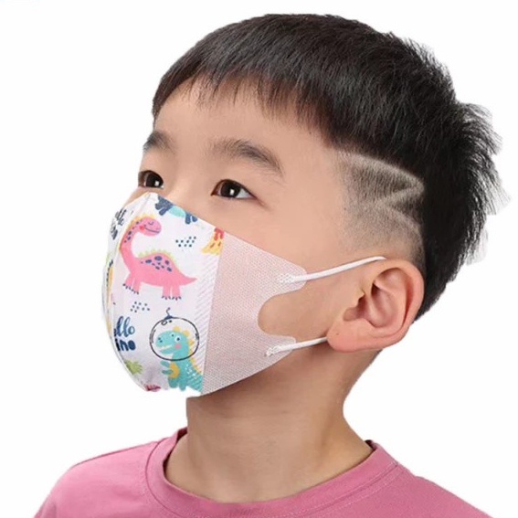 10pcs KF94 Kids Facemask 3ply Disposable 3D Kid Mask Protective Mask ...