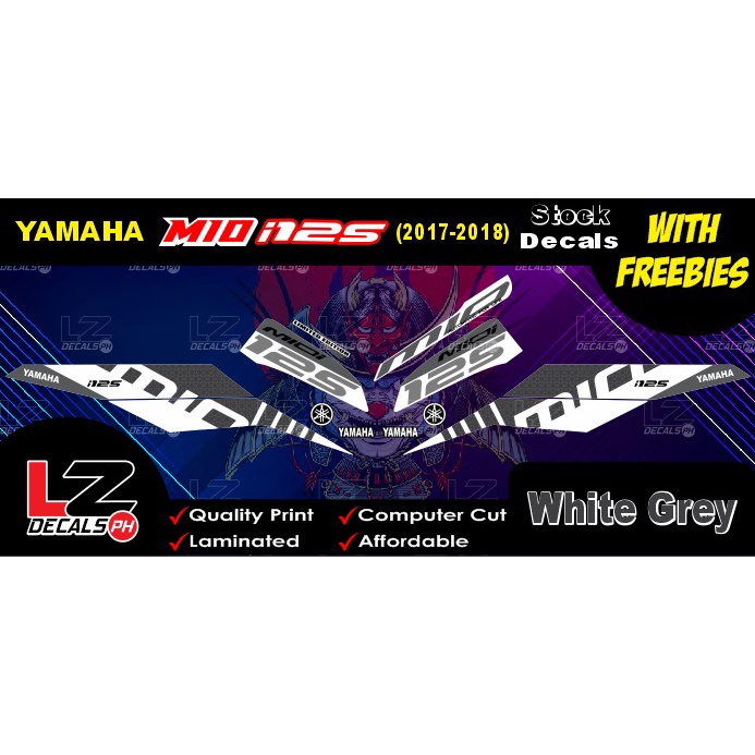 Yamaha Mio i 125 (2017-2018) Stock Decals / Stickers | Shopee Philippines
