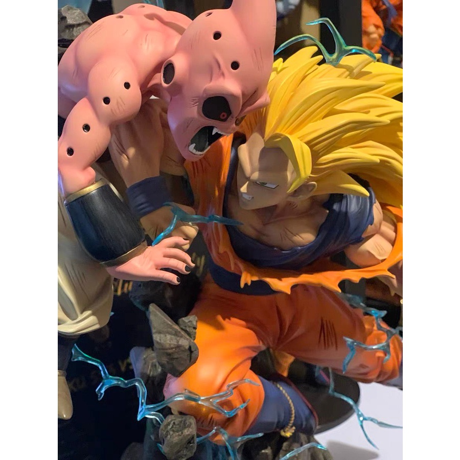 In Stock Original DBZ GOKU SS3 VS BUU GK Model Figurals Brinquedos ...