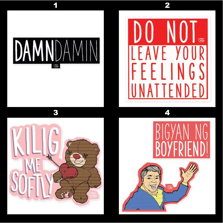 Batch 2 Filipino Statements Vinyl Waterproof Stickers Tagalog Pinoy ...