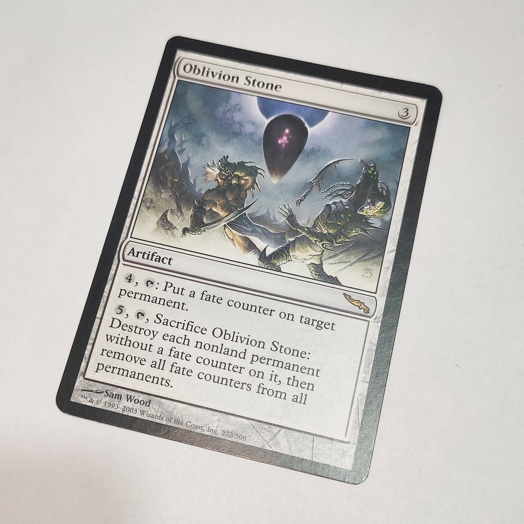 MTG Card OBLIVION STONE Magic the Gathering Trading Card Game Colorless ...