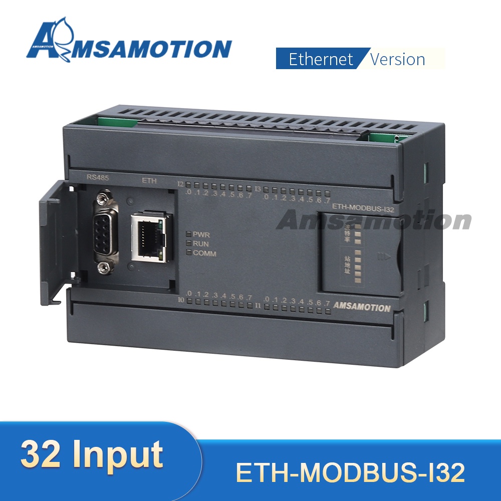 SZ YY ETH-MODBUS-I32 RTU Protocol RS485 PLC Extensible Module 32 ...