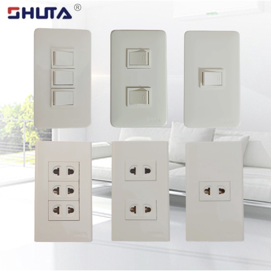 SHUTA OUTLET / SWITCH SET (1 GANG / 2GANG / 3 GANG) CLASSIC SERIES ...