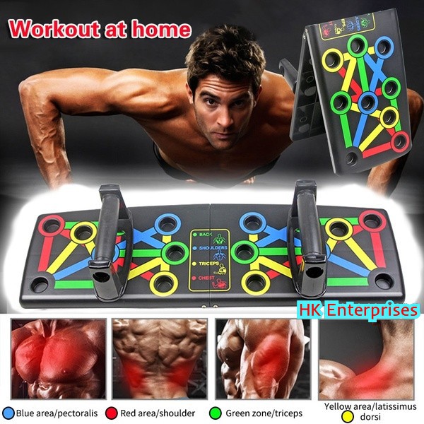 14 in 1 Push Up Board Push Up Stands Color-Coded Push Up Training ...