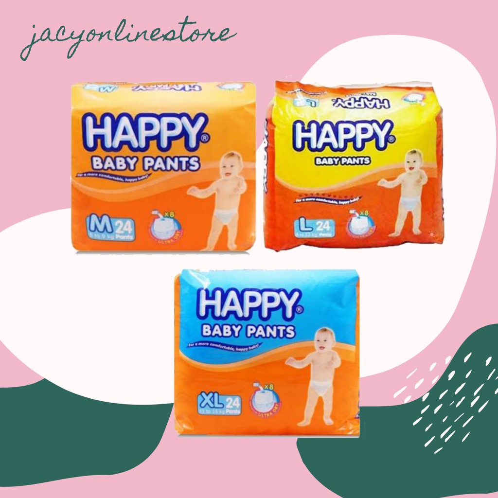 Happy Colored Baby Diaper by 4s and 12s | Shopee Philippines