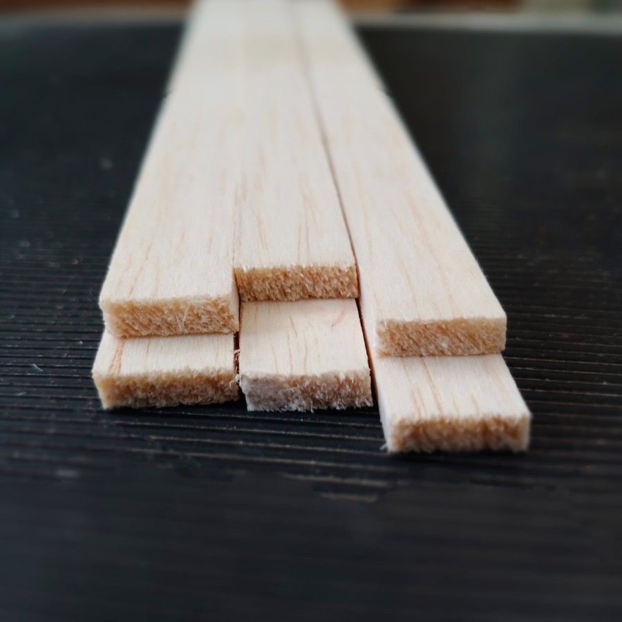 KAYU 5pcs balsa Strip 5mm x 10mm balsa Wood Trim Mockup/DIY Crafts ...