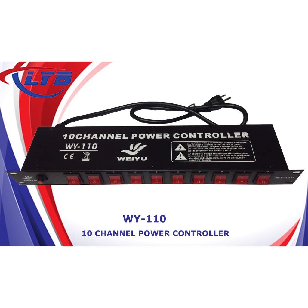 WEIYU WY -110 , 10 Channel Power Controller 10 Power Switches Extension ...