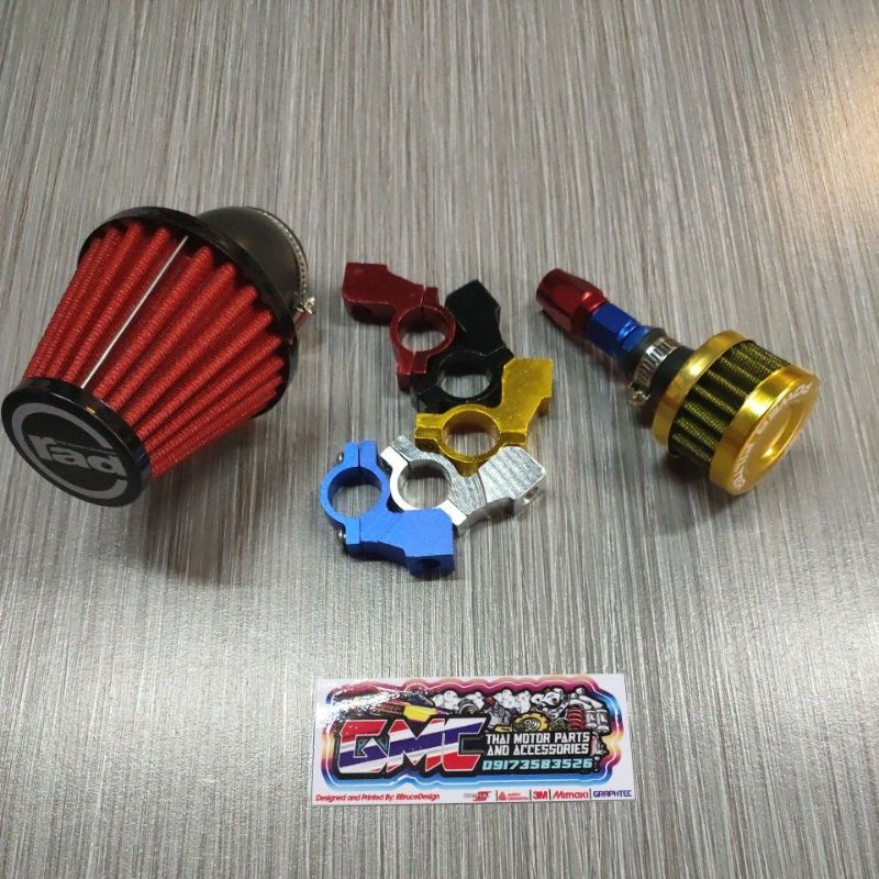 RAD FILTER SET ASSEMBLY 42MM/12MM OR BREATHER ONLY (RAIDER 150 FI OR ...