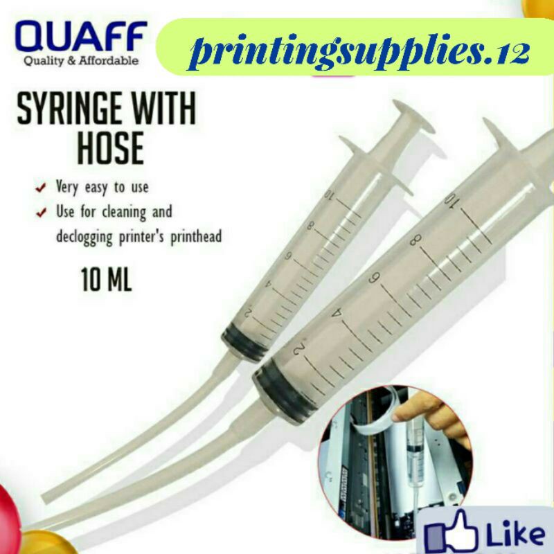 SYRINGE FOR PRINTER'S INK AND SOLUTION (4pcs) | Shopee Philippines