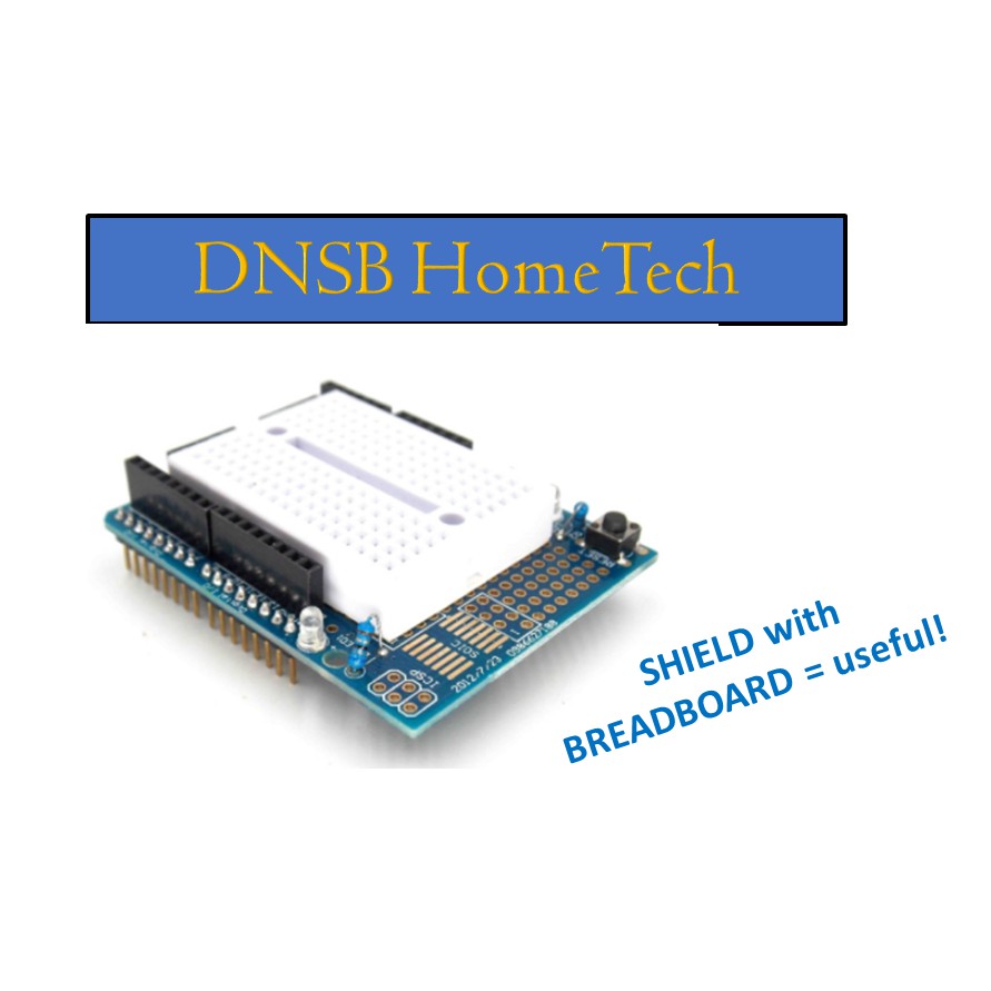 Arduino UNO Proto Shield Prototype Expansion Board with SYB-170 Mini ...