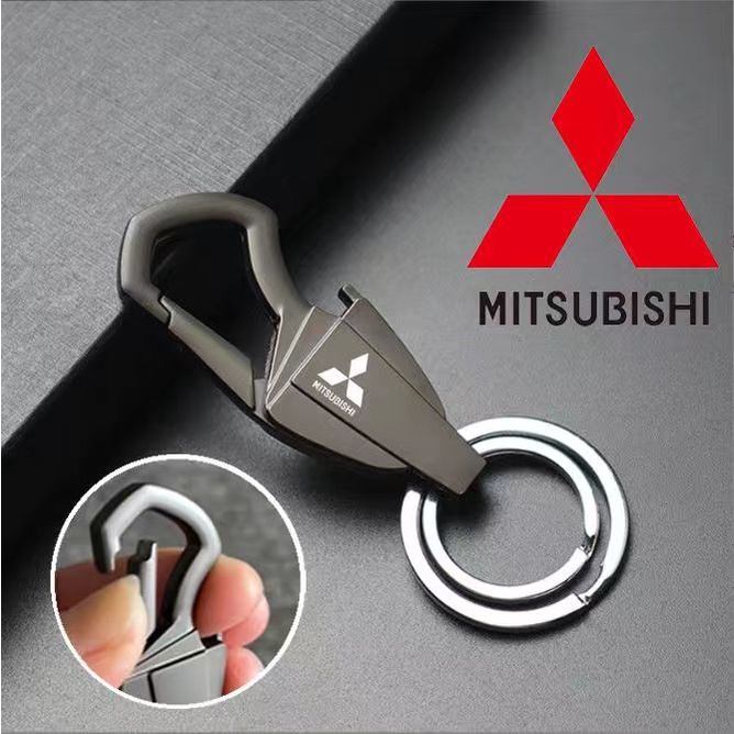 CK-06 MITSUBISHI Keychain Men's Creative Alloy Metal Keyring with Can ...
