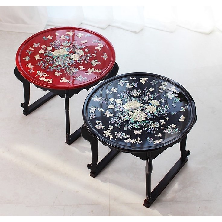 Traditional Korean Tea & Dessert Table/ Butterflies Decoration from ...