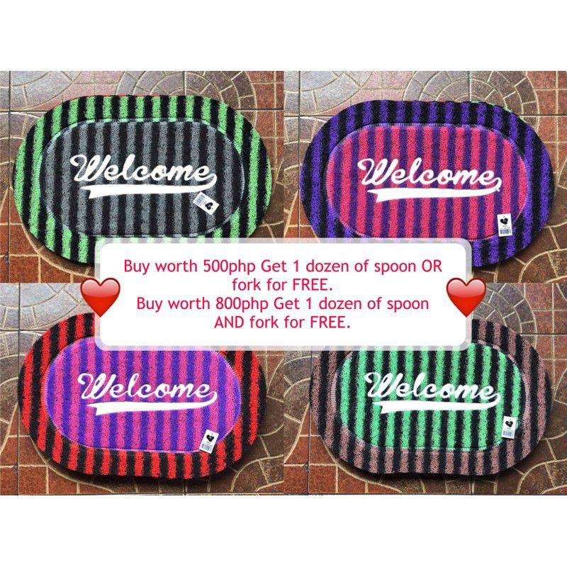 Round Corner Doormat(RAMDOM GIVEN DESIGN) | Shopee Philippines