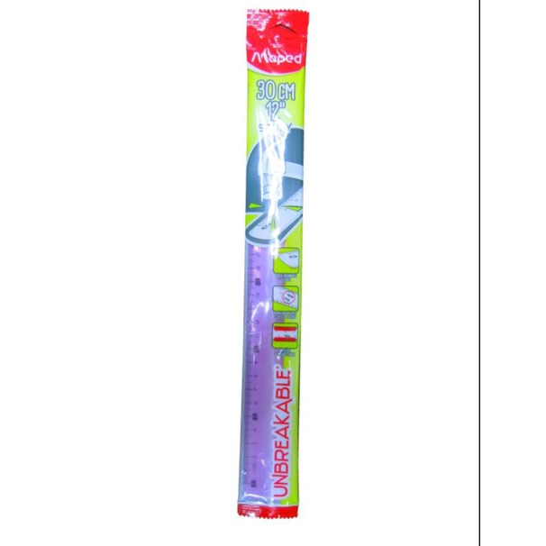 Unbreakable ruler maped 30cm (12") | Shopee Philippines