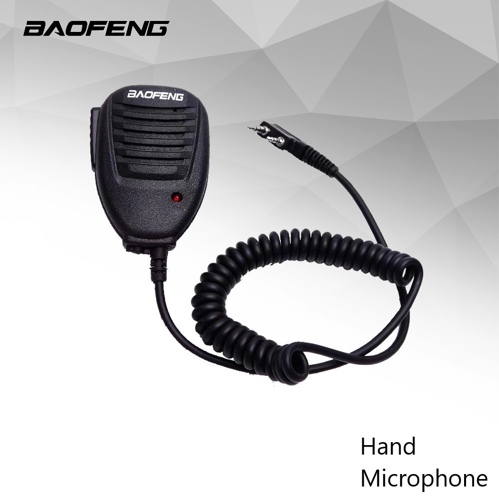 Baofeng Original 2 PIN Speaker Mic Two Way Radio Walkie Talkie Hand ...