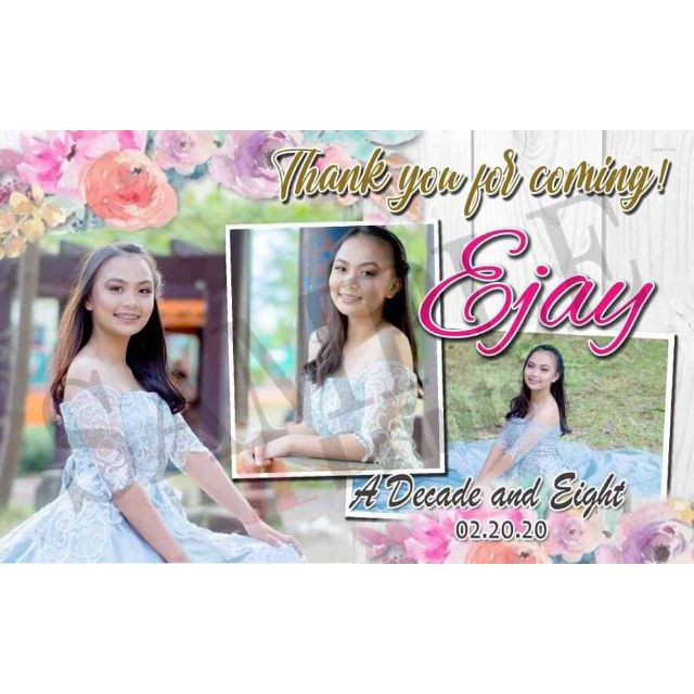 Laminated with tag | Debut Ref Magnet Souvenir | Minimum order of 30pcs ...