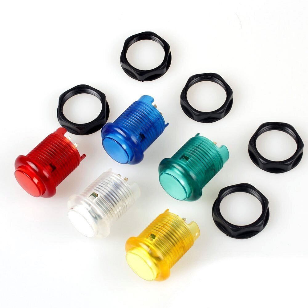 Circuitrocks Arcade LED Lights Push Button Built-In Switch 5V Illuminated Buttons Diy Kit ...